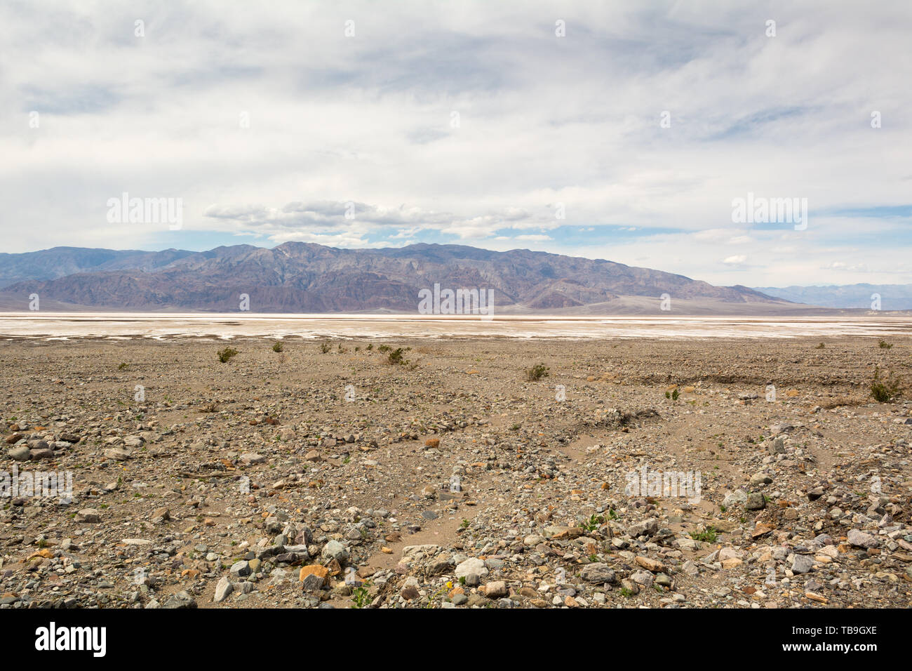 Desert landscape of Death Valley National Park in California. USA Stock ...