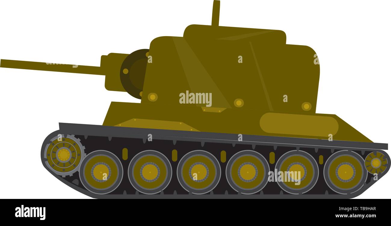 Tank track side view Stock Vector Images - Alamy