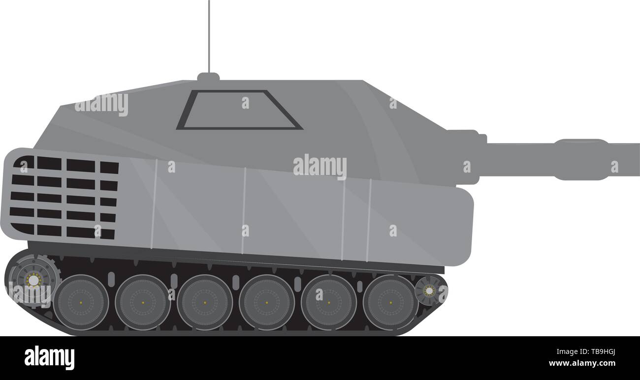 Tank track side view Stock Vector Images - Alamy