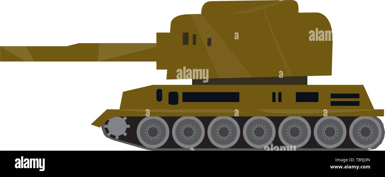 Tank track side view Stock Vector Images - Alamy
