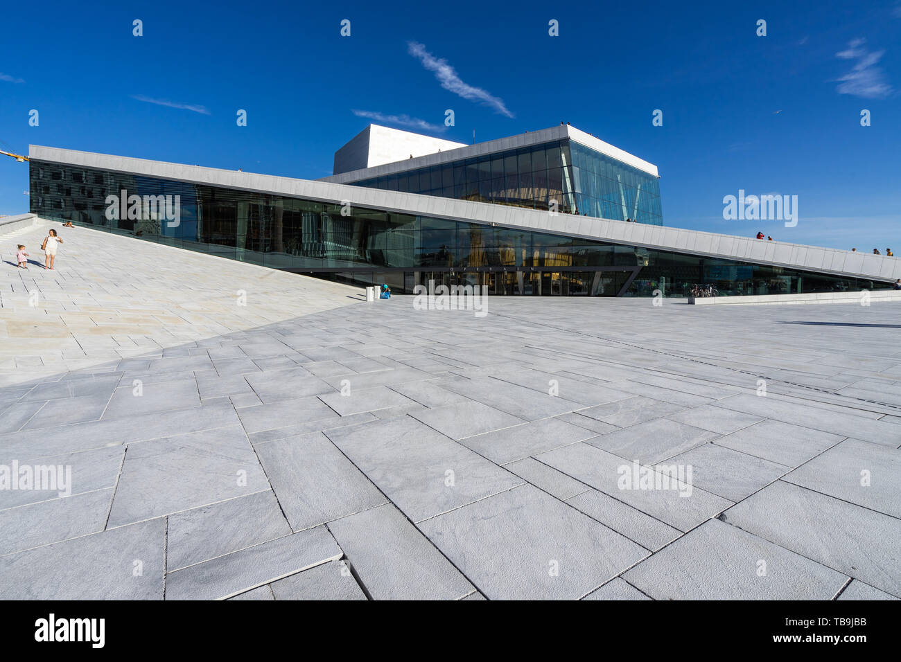 Entrance of opera house in oslo hi-res stock photography and images - Alamy