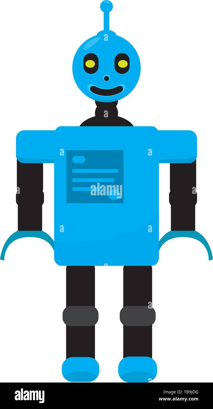 Isolated robot toy for kids - Vector illustration Stock Vector Image ...