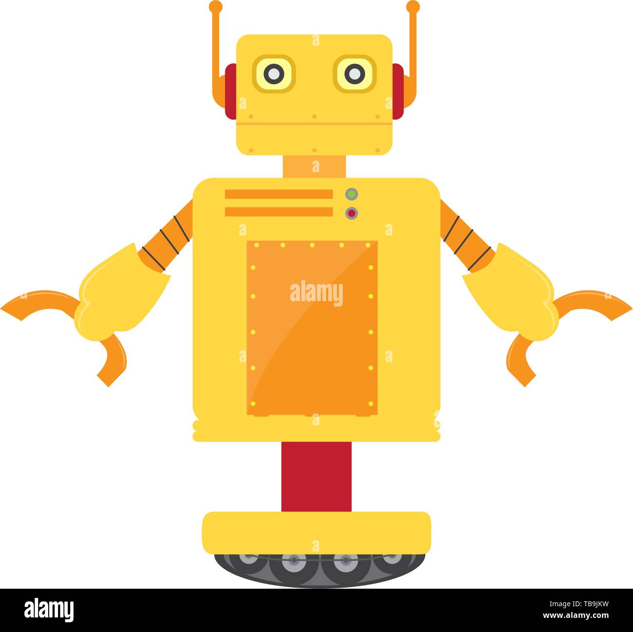 Isolated robot toy for kids - Vector illustration Stock Vector Image ...