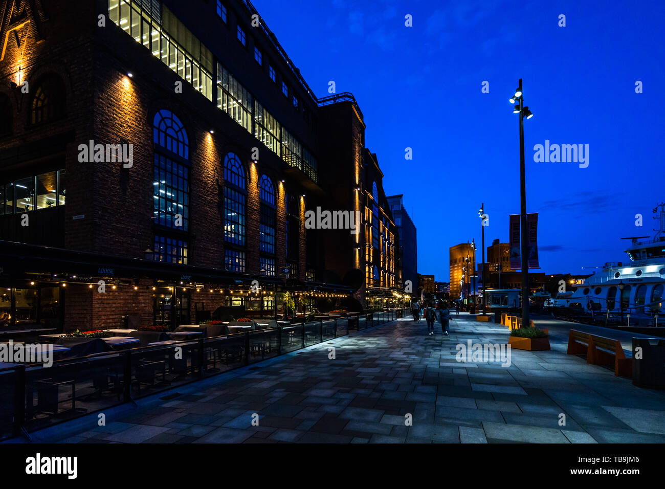 Oslo aker brygge promenade hi-res stock photography and images - Alamy