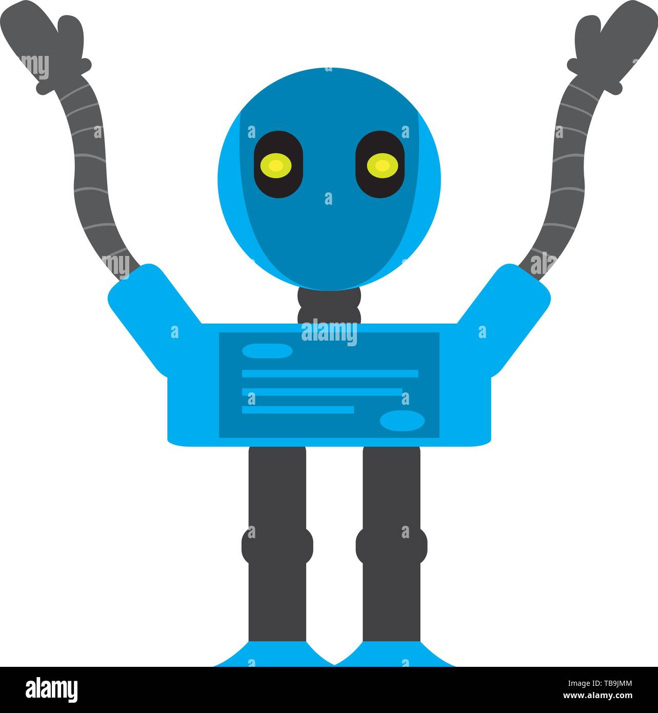 Isolated robot toy for kids - Vector illustration Stock Vector Image ...