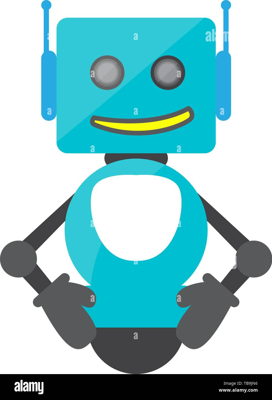 Isolated robot toy for kids - Vector illustration Stock Vector Image ...