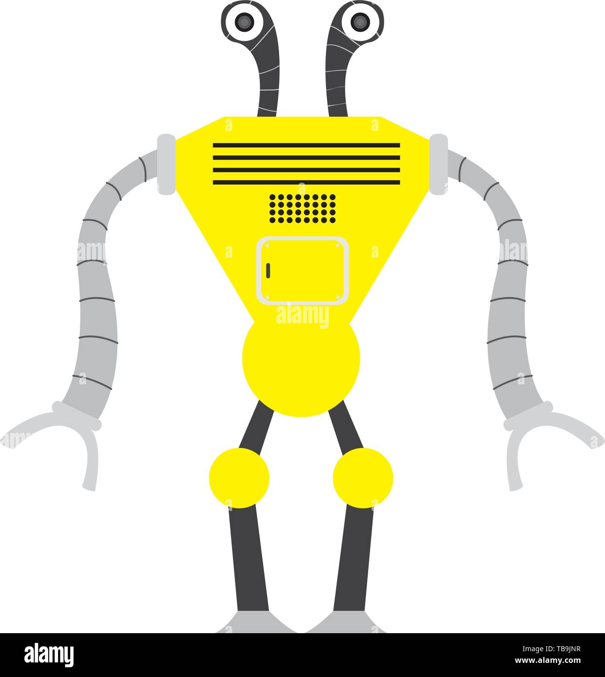 Isolated robot toy for kids - Vector illustration Stock Vector Image ...