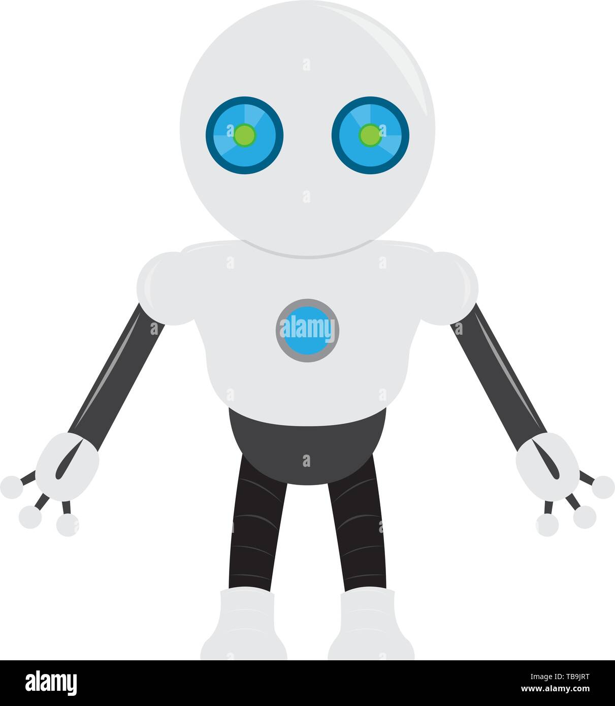 Isolated robot toy for kids - Vector illustration Stock Vector Image ...
