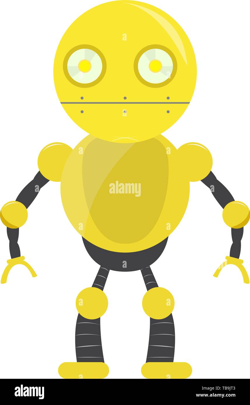 Isolated robot toy for kids - Vector illustration Stock Vector Image ...