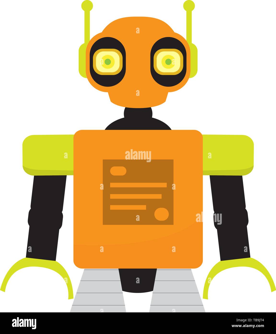 Isolated robot toy for kids - Vector illustration Stock Vector Image ...