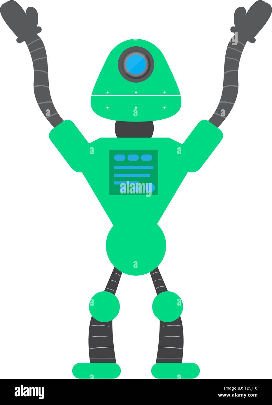 Isolated robot toy for kids - Vector illustration Stock Vector Image ...