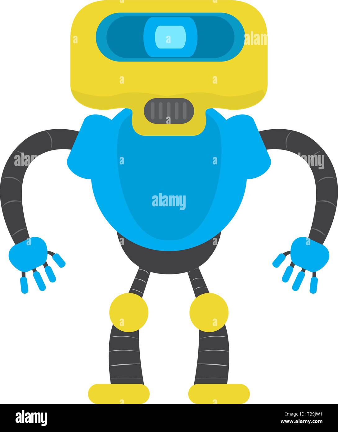 Isolated robot toy for kids - Vector illustration Stock Vector Image ...