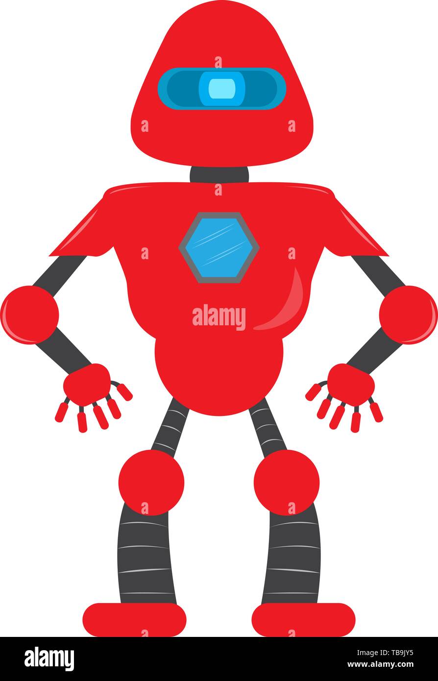 Isolated robot toy for kids - Vector illustration Stock Vector Image ...