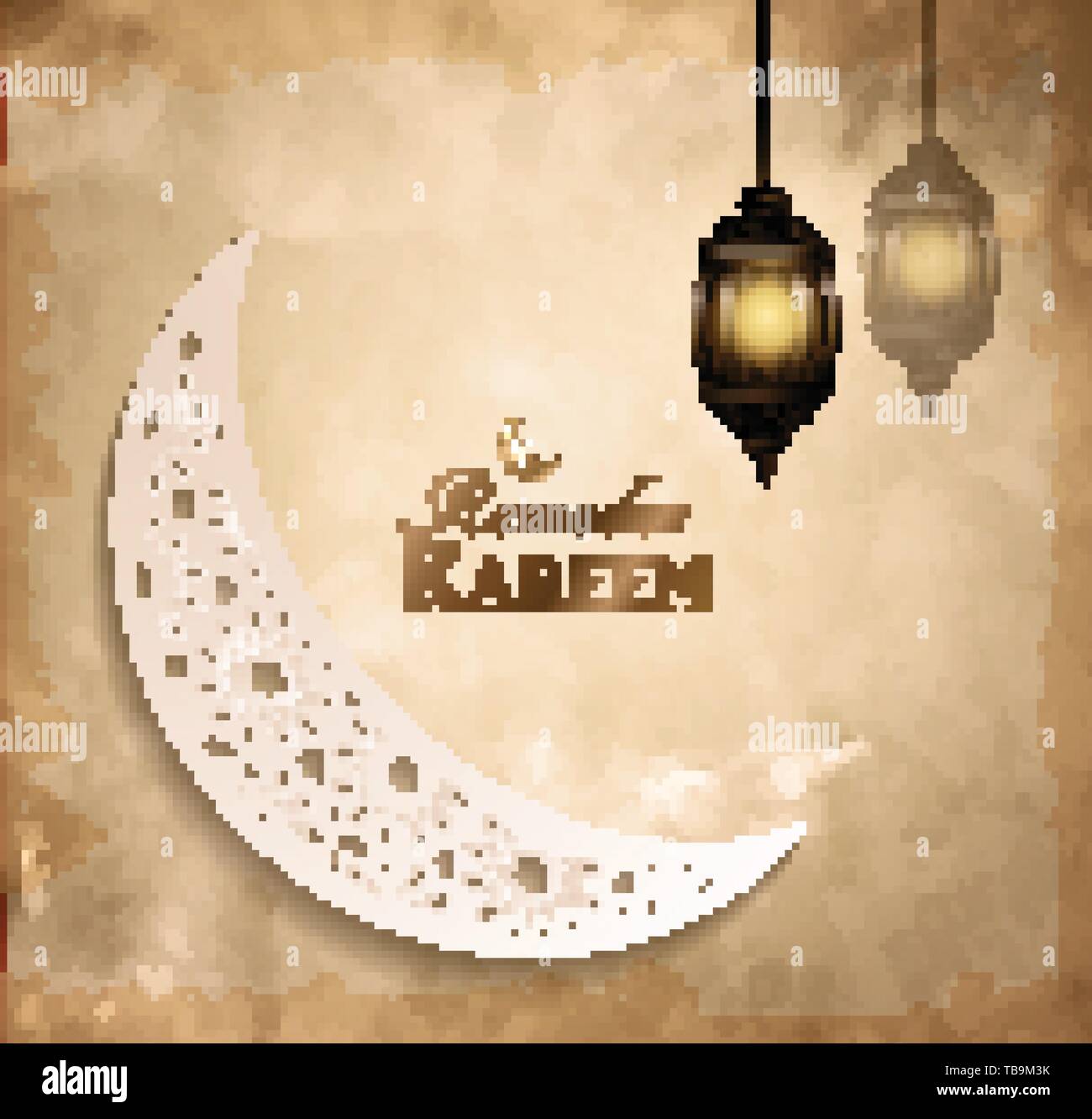 Ramadan kareem background gold Stock Vector Images - Alamy