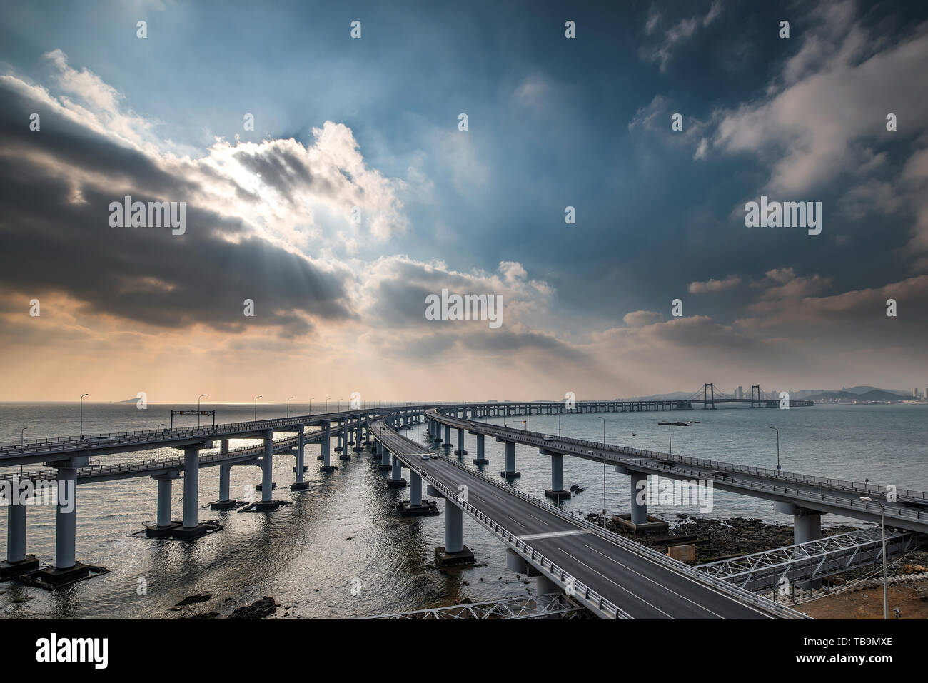 The Star Bay Bridge Stock Photo - Alamy