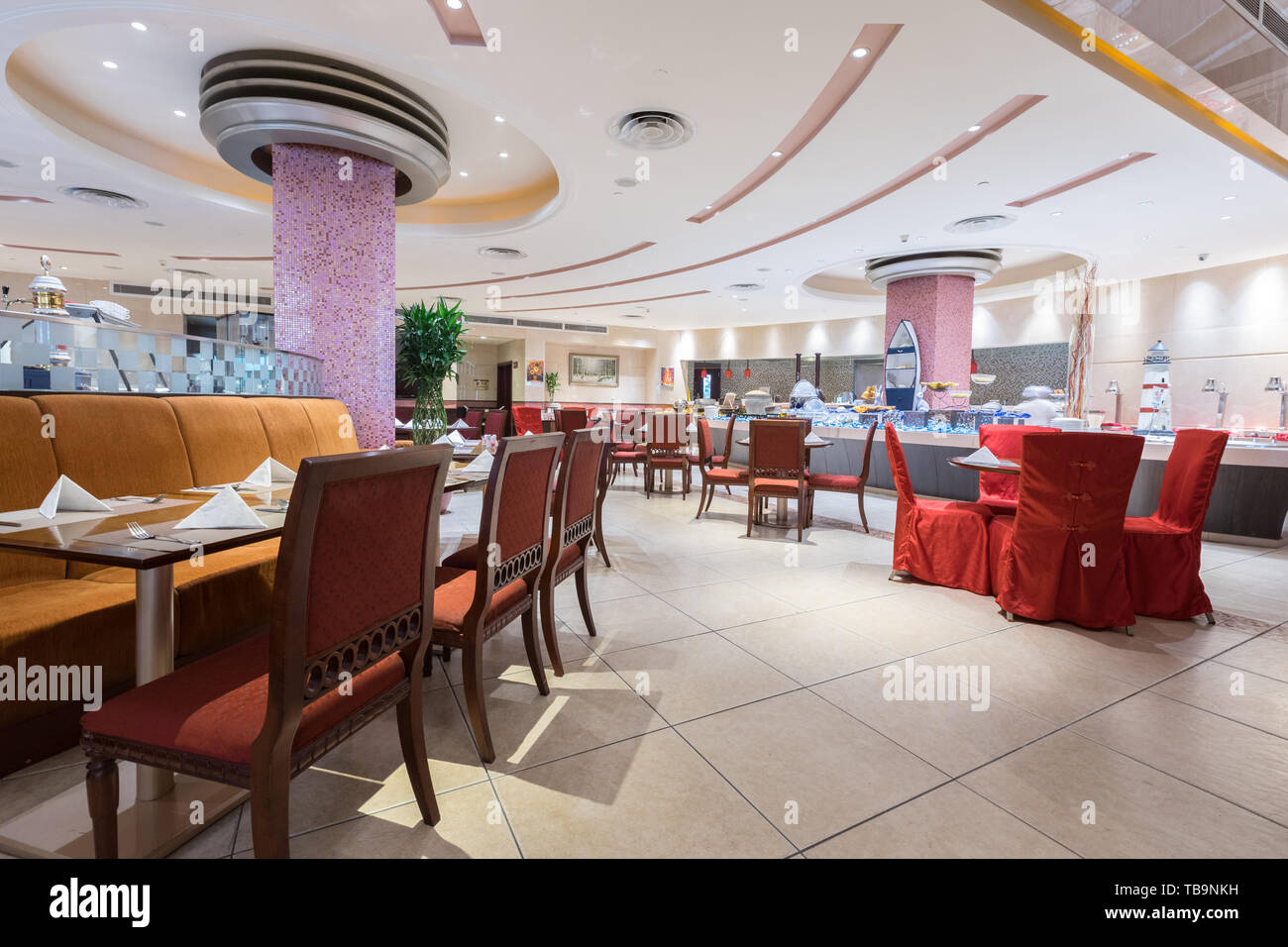 Inside the restaurant Stock Photo - Alamy
