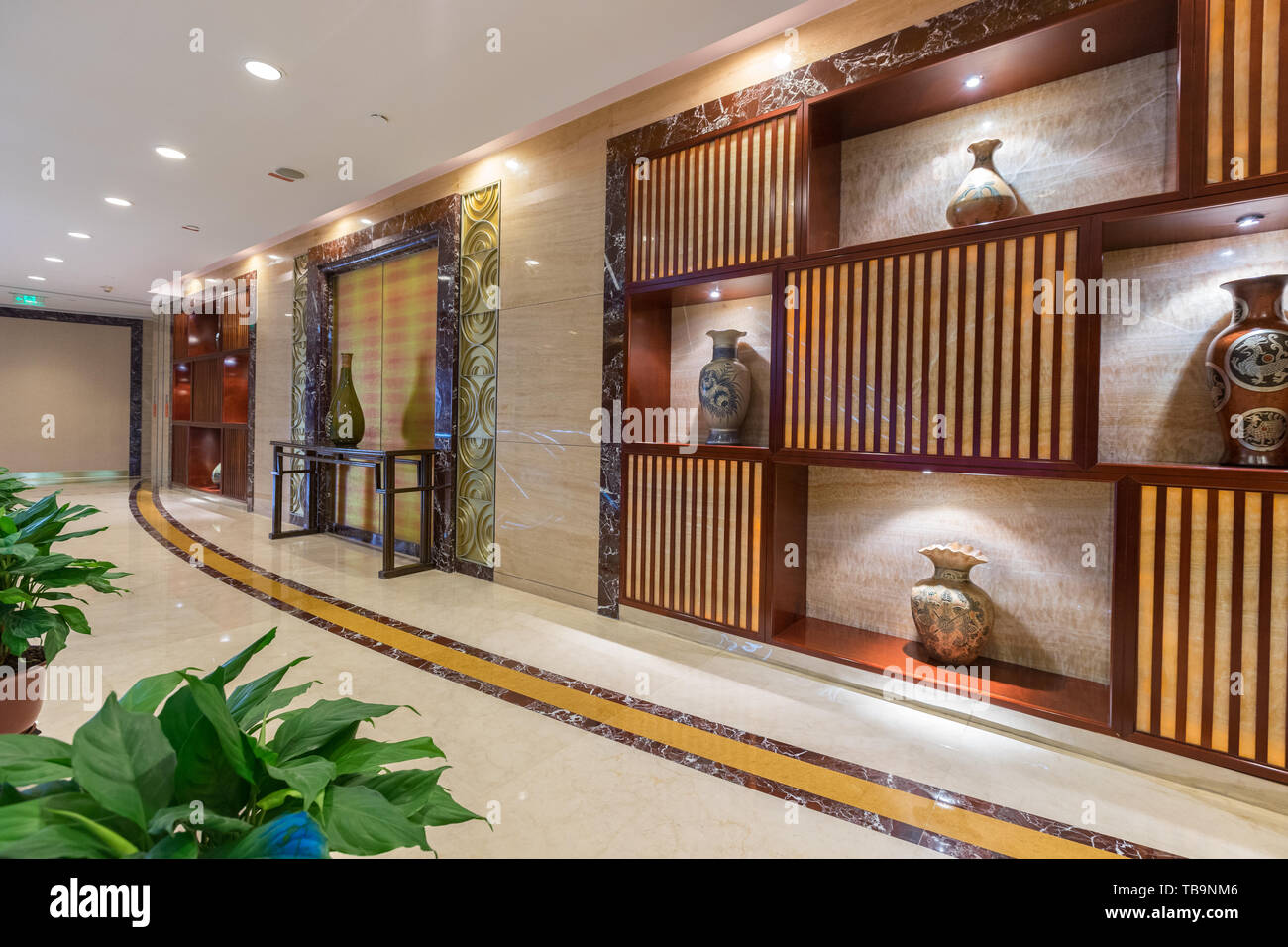 Inside the hotel Stock Photo - Alamy