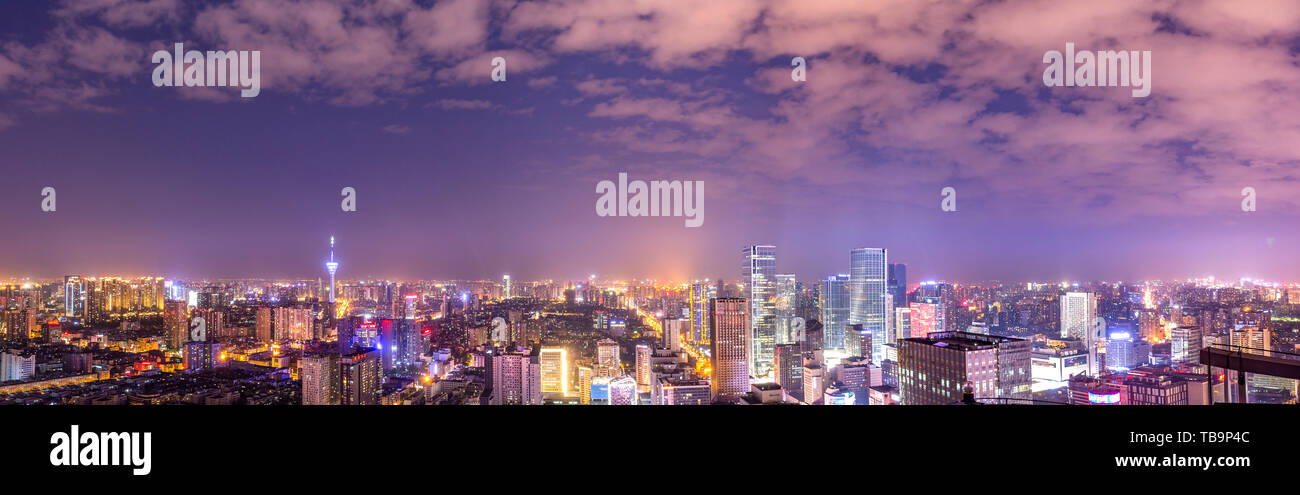 Chengdu map hi-res stock photography and images - Alamy