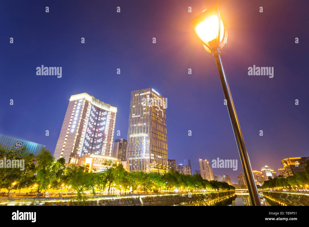 Chengdu map hi-res stock photography and images - Alamy