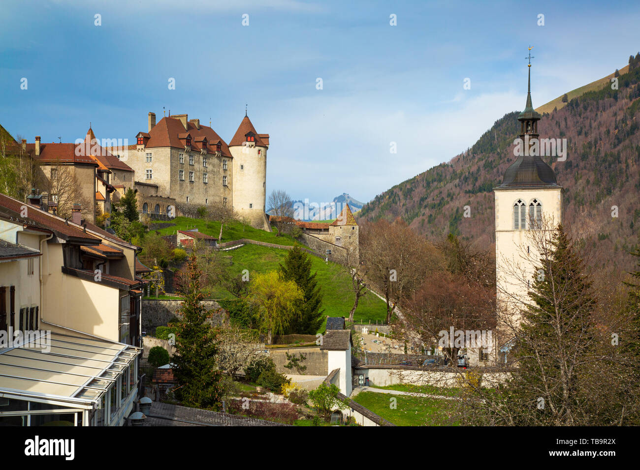 Gruyere castle hi-res stock photography and images - Alamy