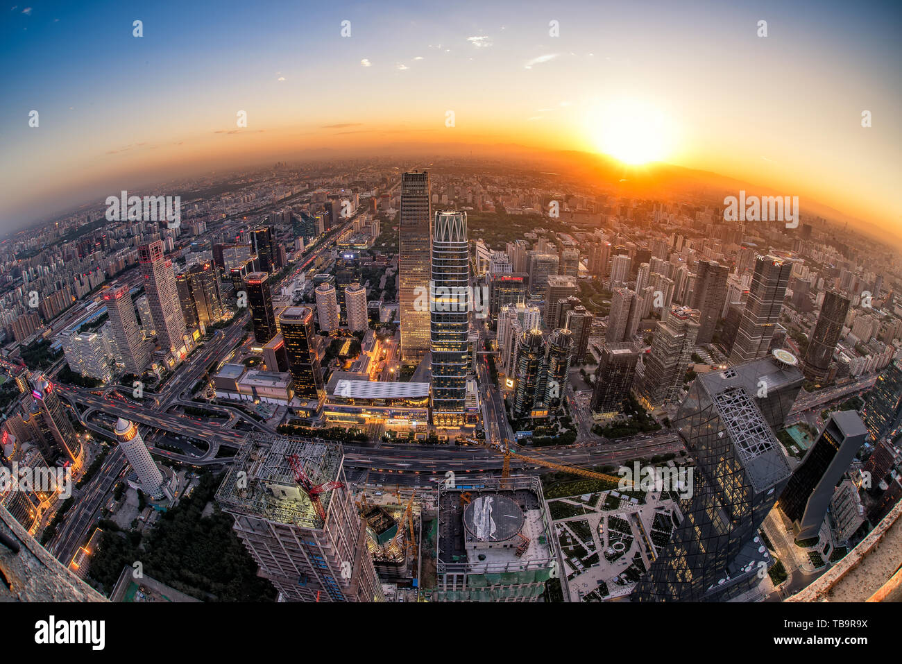 Beijing cbd construction site hi-res stock photography and images - Alamy