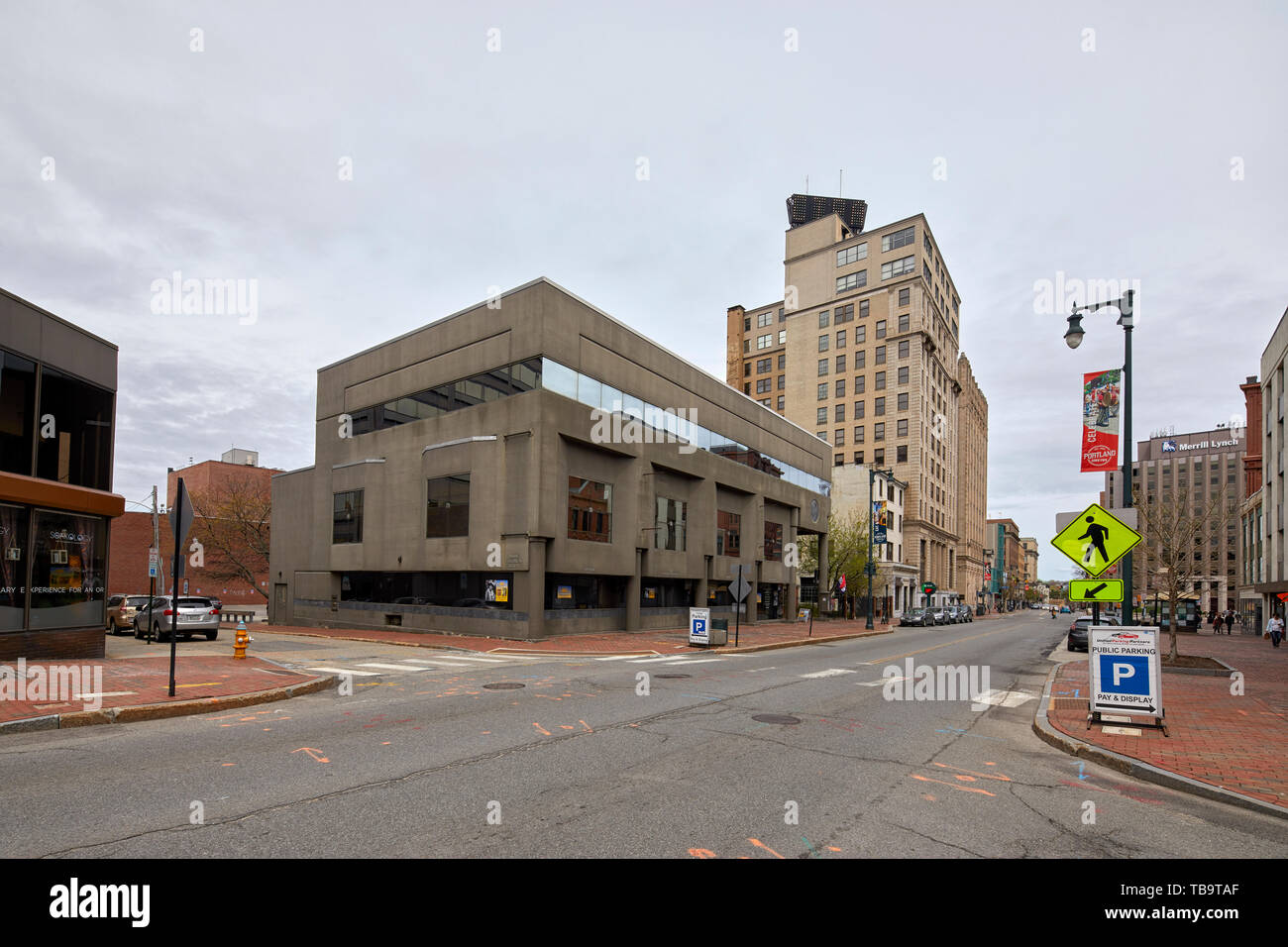 Maine Historical Society on Congress Street in Portland Maine ME USA ...