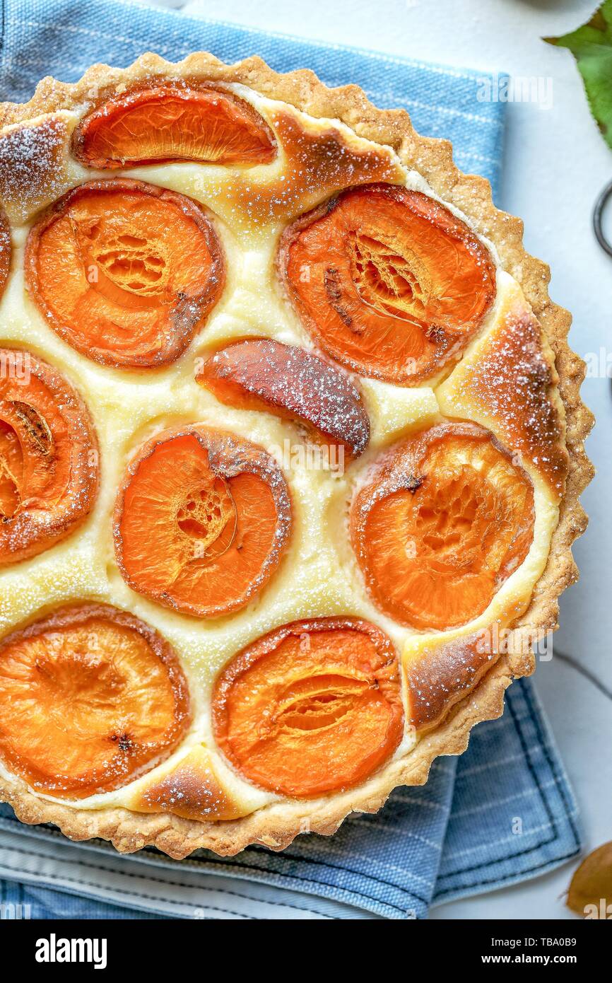 Almond Pie / Tower Stock Photo - Alamy