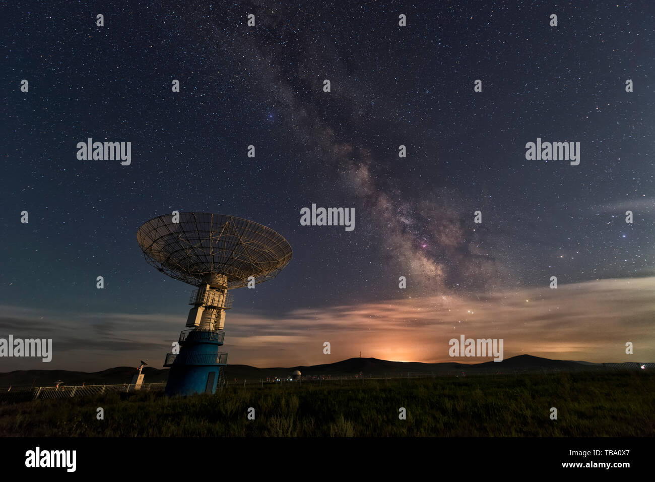 Star sky at Inner Mongolia Observatory Stock Photo - Alamy