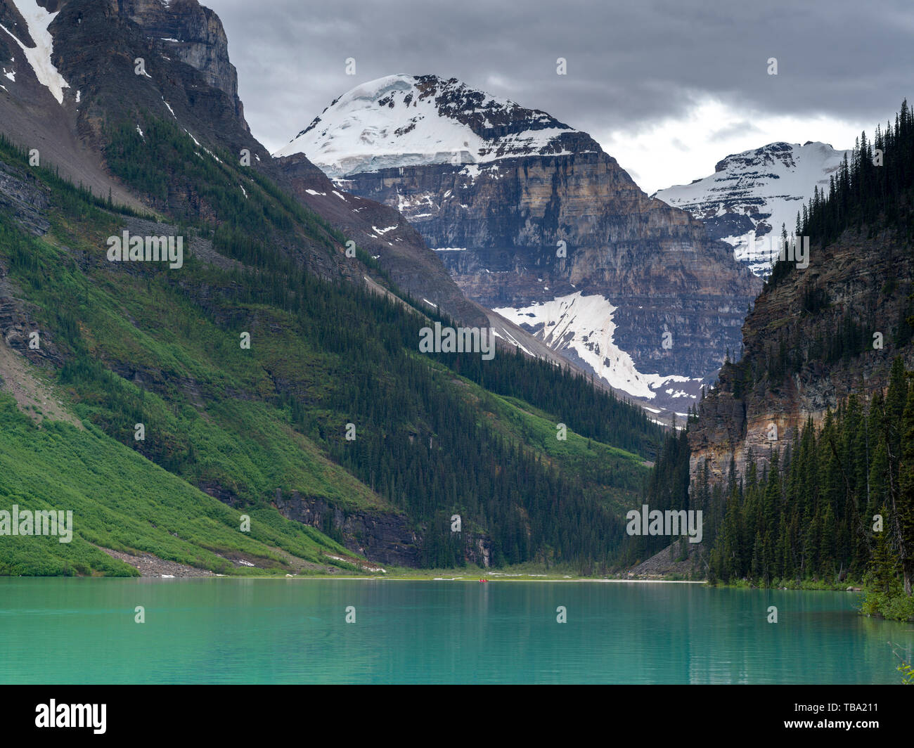 Lake Louise and Rocky Mountains, Banff National Park, Alberta, Canada ...
