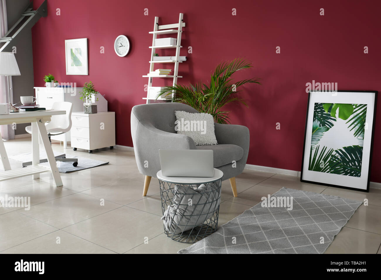 Interior of modern room Stock Photo - Alamy