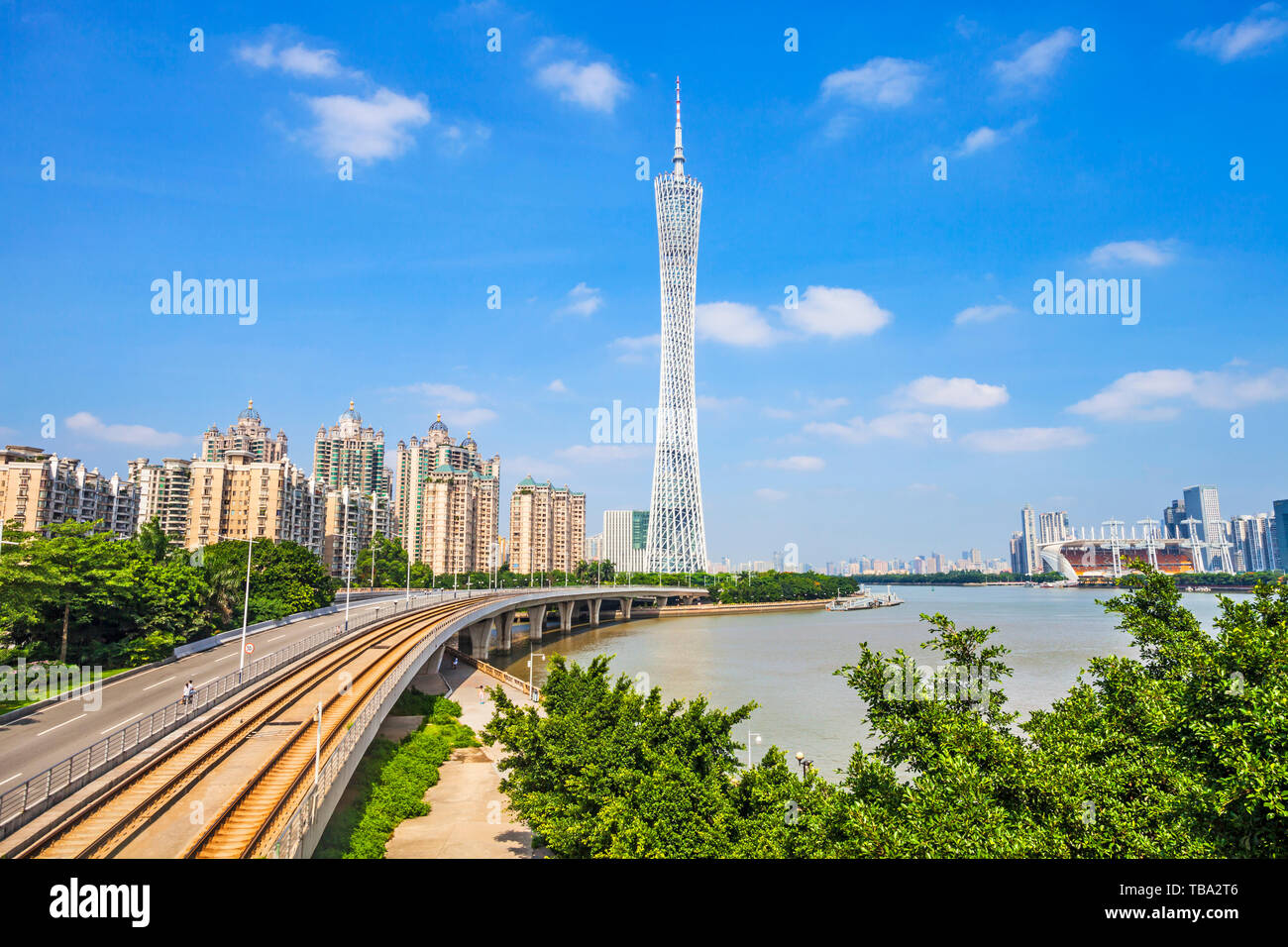Guangzhou landmarks and urban scenery hi-res stock photography and ...