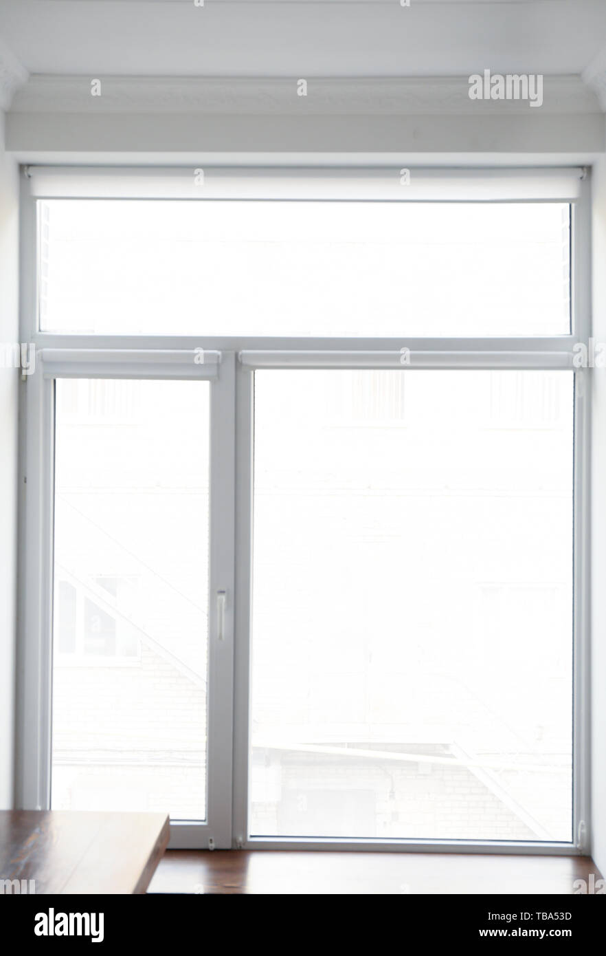Big window in flat Stock Photo - Alamy