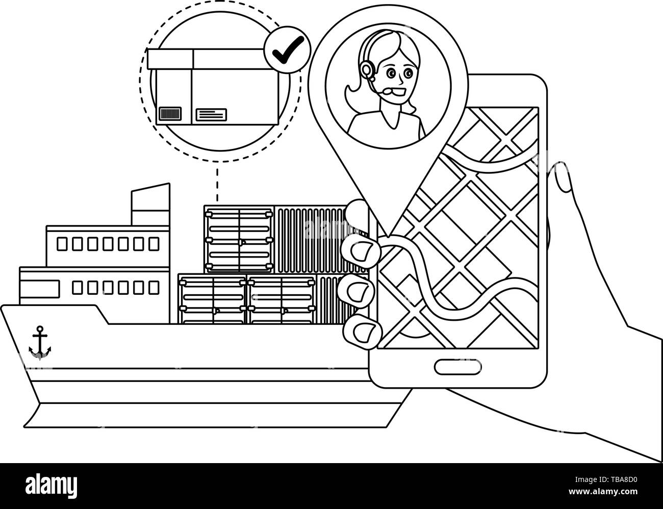 customer support logistics service tracking and delivery call center ...
