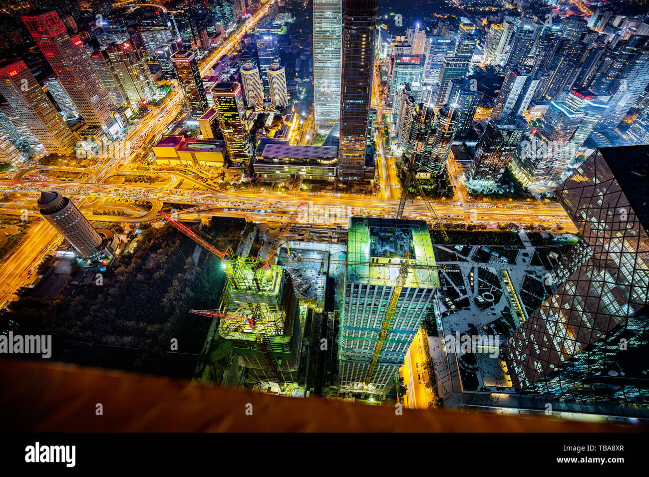 Night scenery high angles hi-res stock photography and images - Alamy