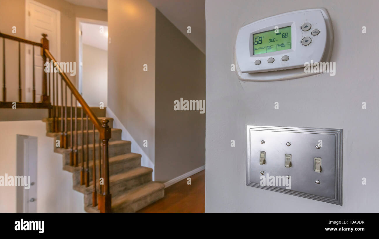 frame Panorama frame Air conditioning control panel and light switches ...