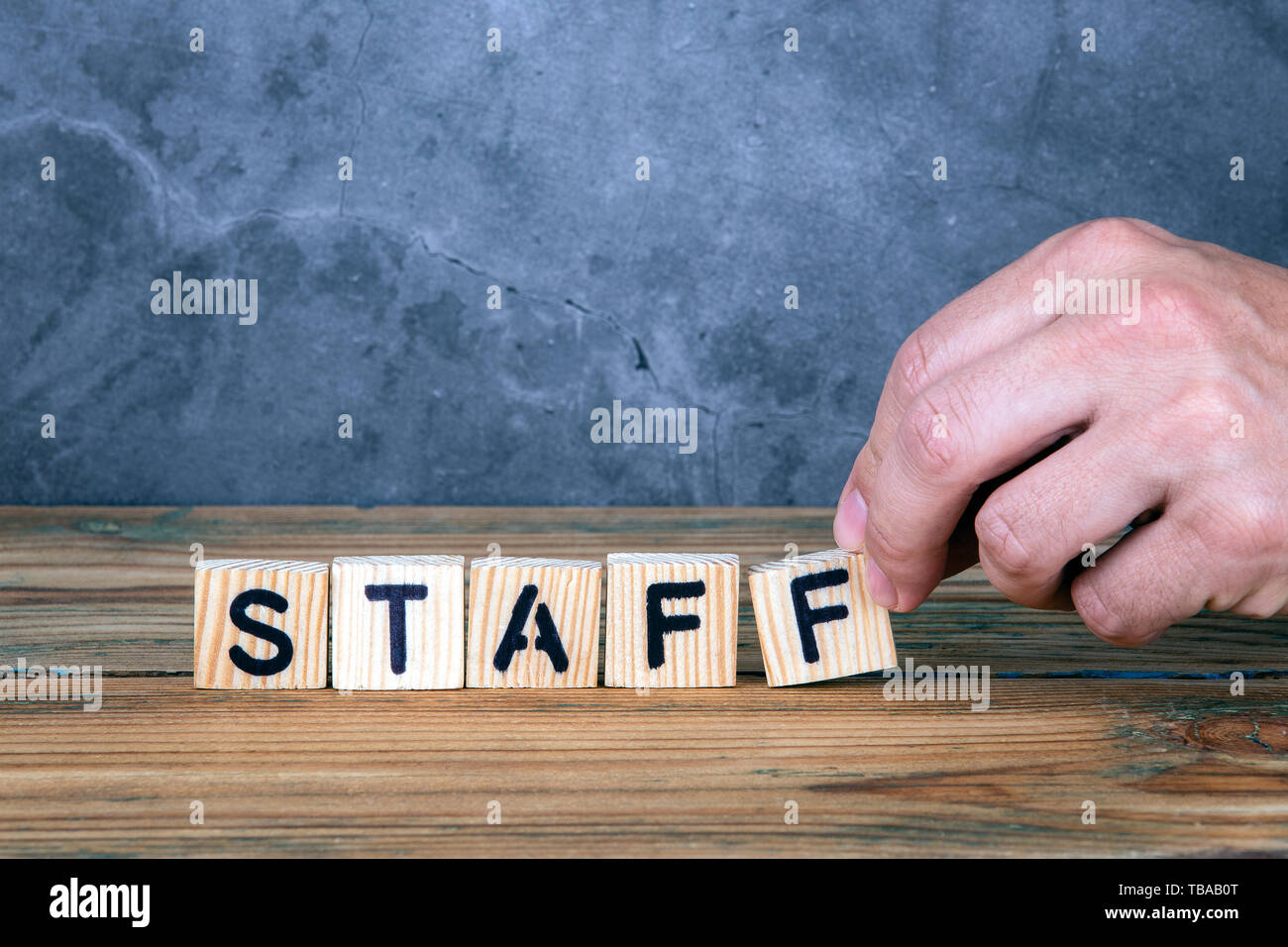 Staff word hi-res stock photography and images - Alamy
