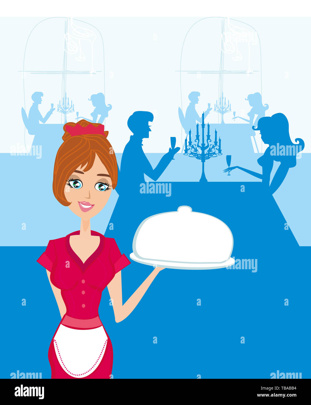 Hot waitress hi-res stock photography and images - Alamy