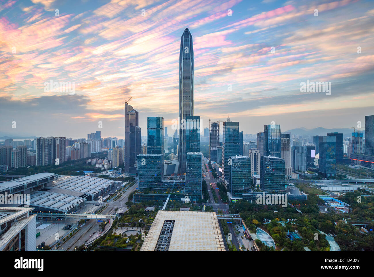 shenzhen city skyline Stock Photo - Alamy