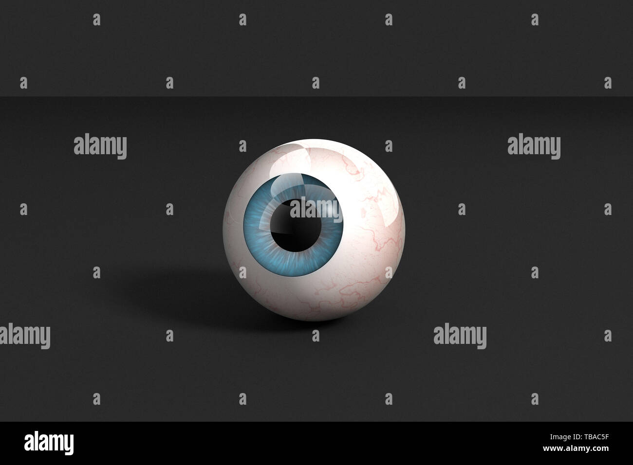 Three-dimensional modeling of human eyeballs Stock Photo - Alamy