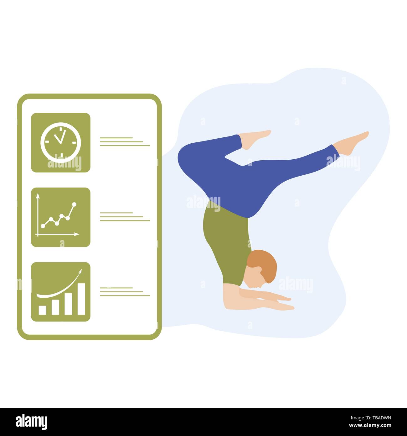 Physical training display Stock Vector Images - Alamy