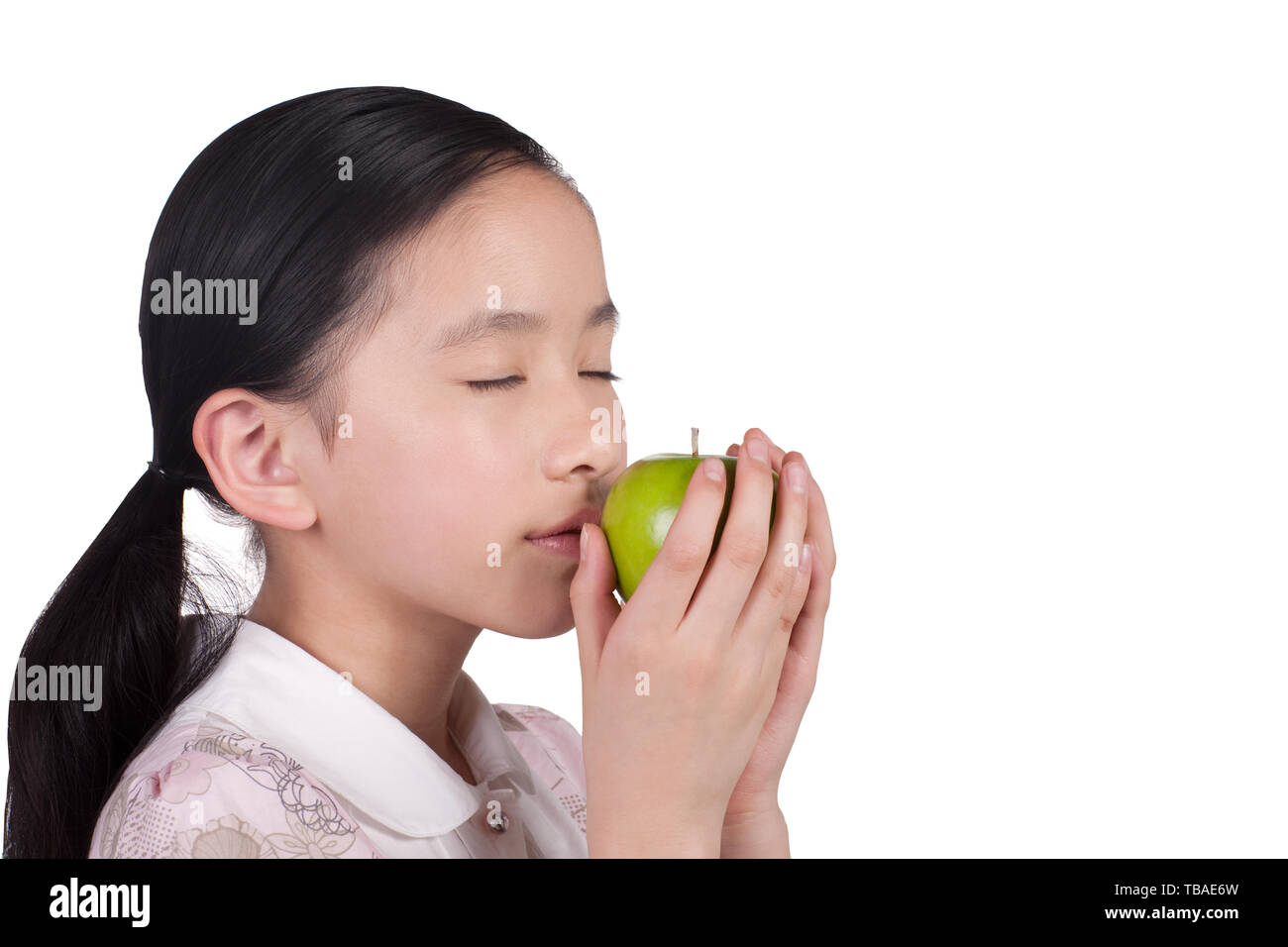 A girl's favorite food Stock Photo - Alamy