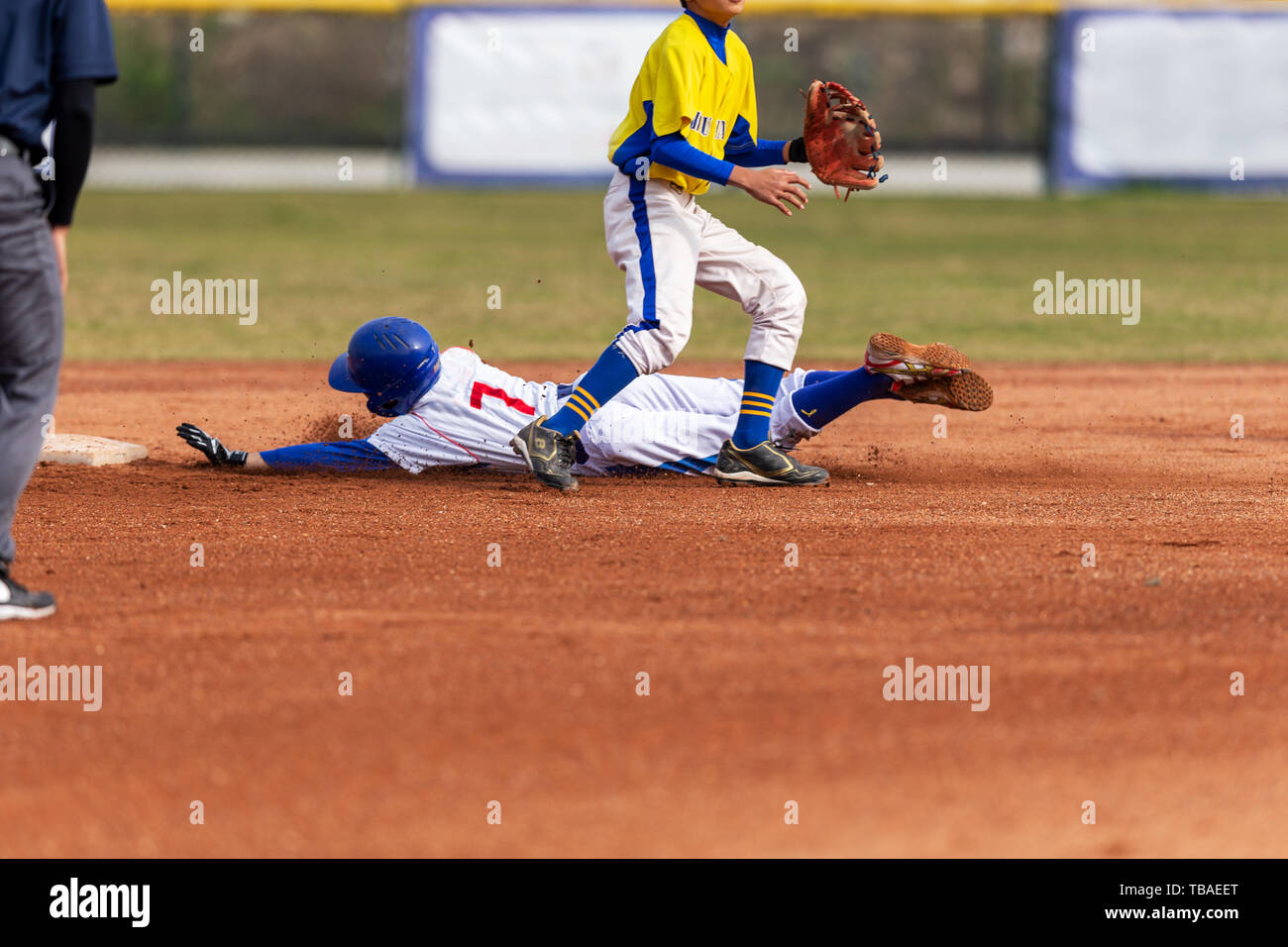 Sports and Junior Baseball Game Stock Photo - Alamy