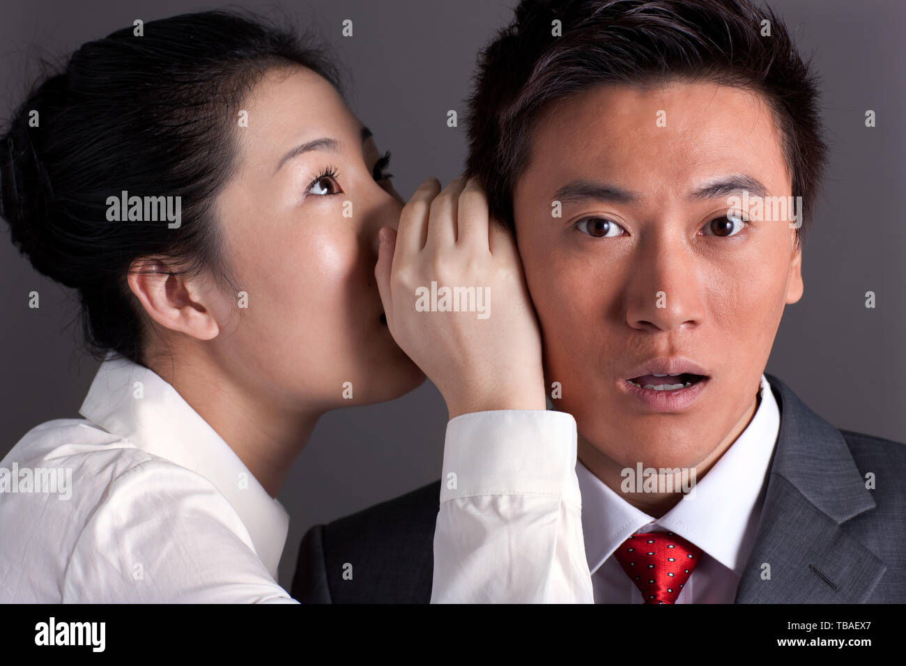Business people's self-confidence in the workplace Stock Photo - Alamy