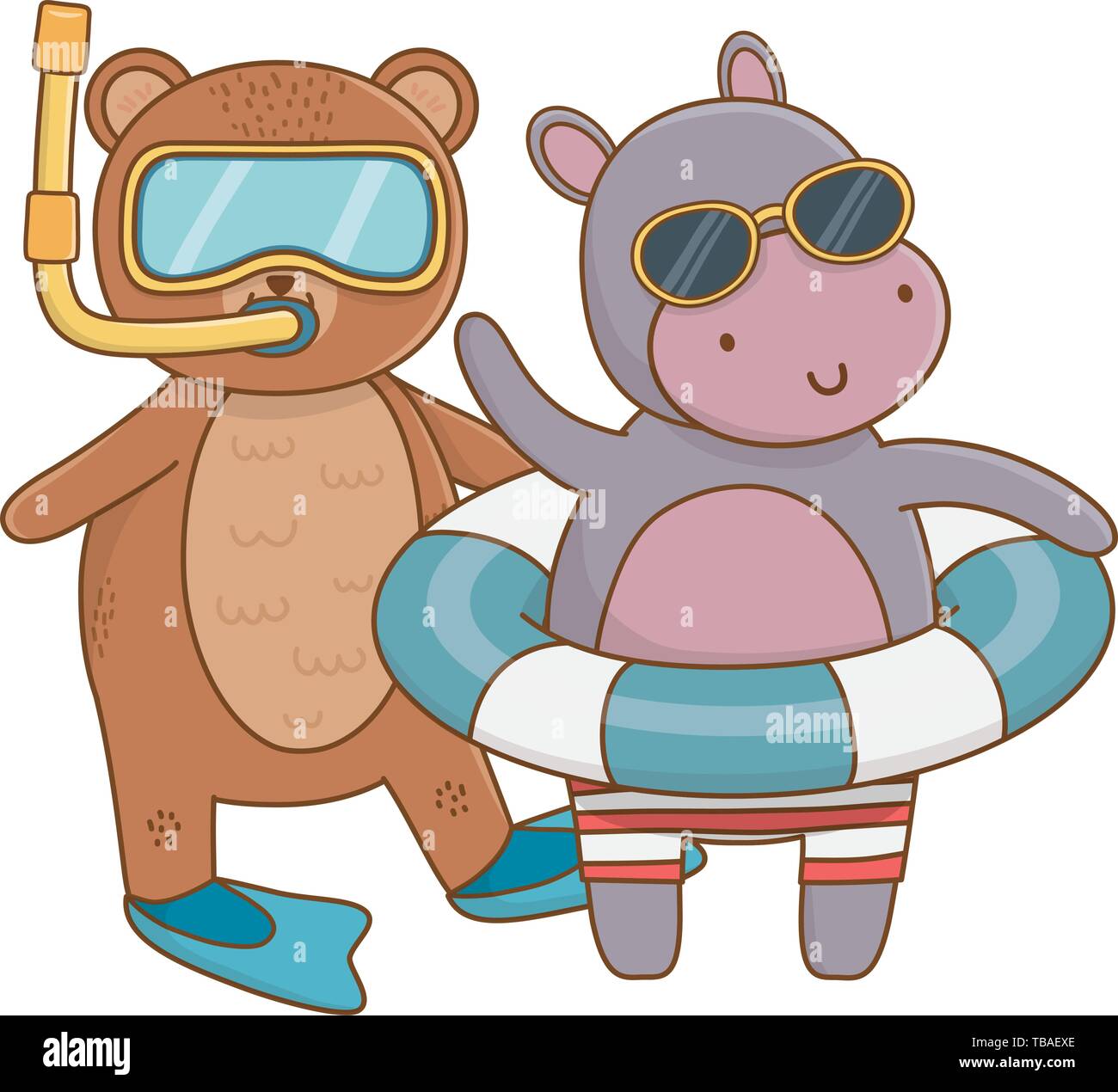 Leisure time cute little Stock Vector Images - Alamy