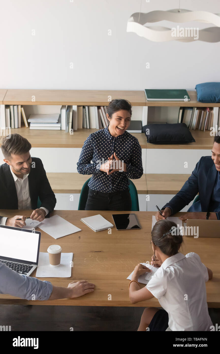 Employees interaction hi-res stock photography and images - Alamy