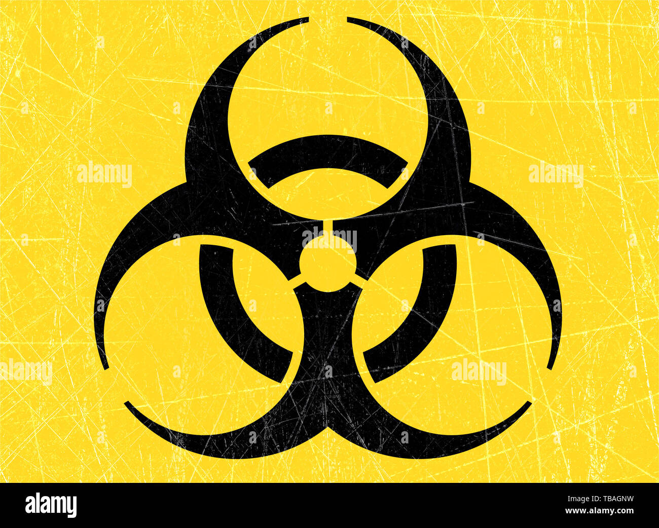 Biohazard biological icon danger hi-res stock photography and images ...