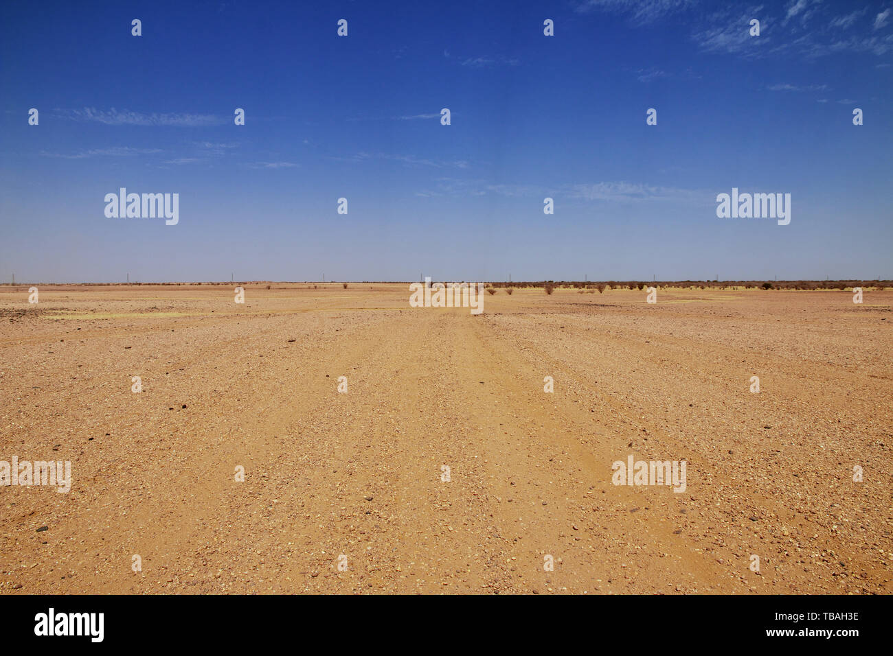 Desert Of Sudan Stock Photo - Alamy