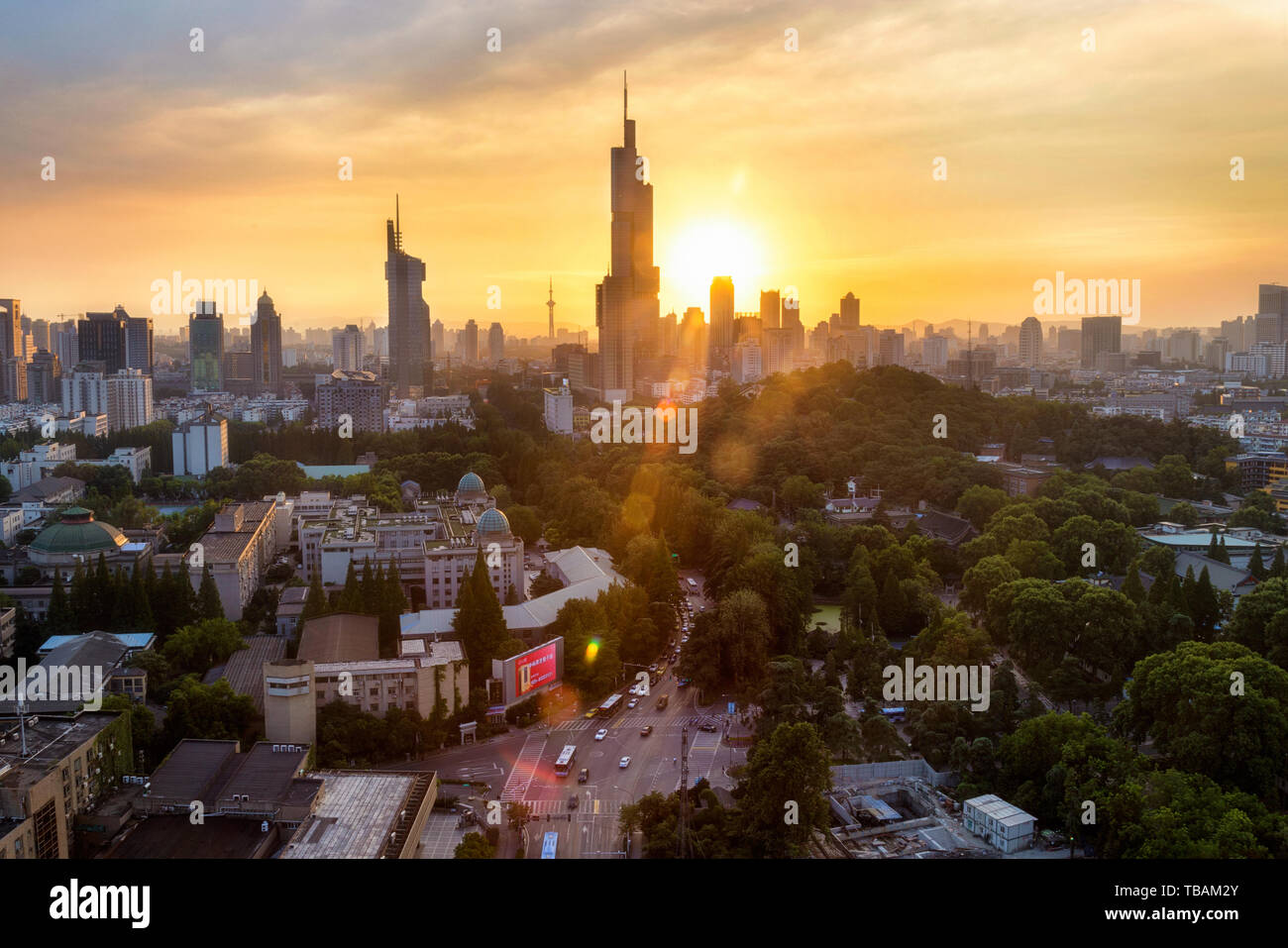 Nanjing sunset hi-res stock photography and images - Alamy