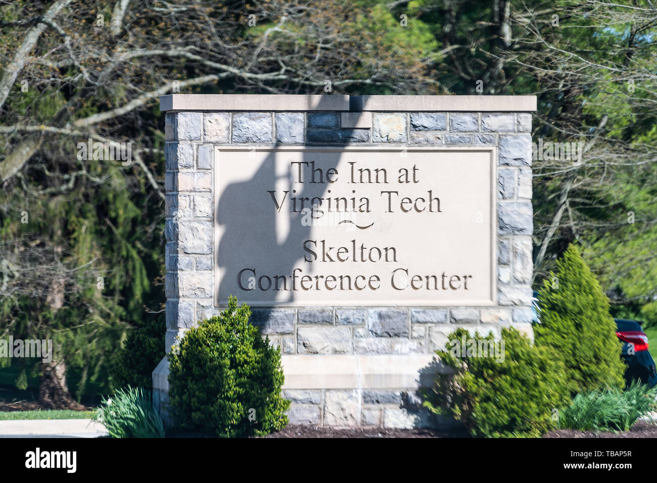 Blacksburg, USA - April 18, 2018: Historic Virginia Tech Polytechnic ...