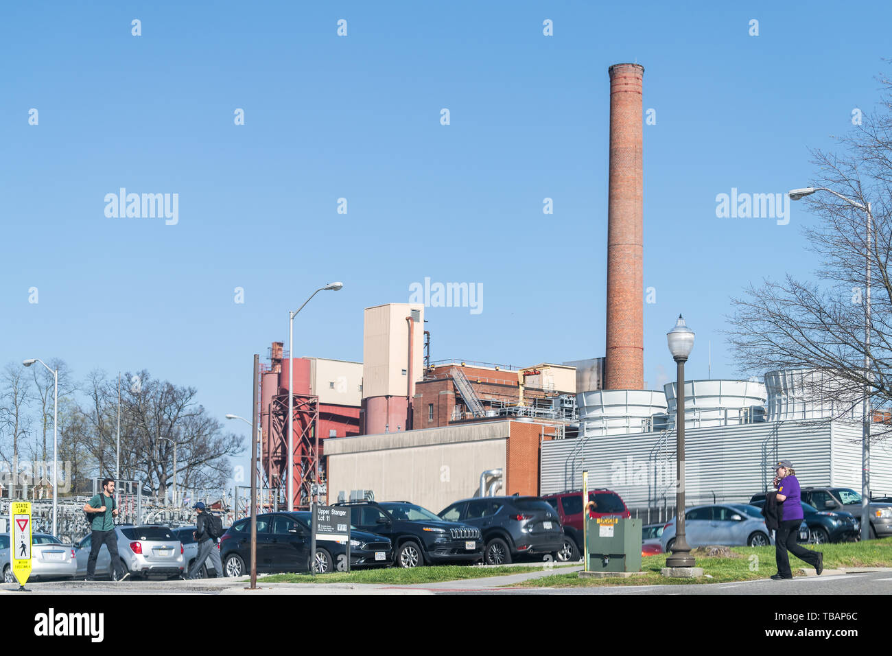 Blacksburg, USA - April 18, 2018: Historic Virginia Tech Polytechnic ...